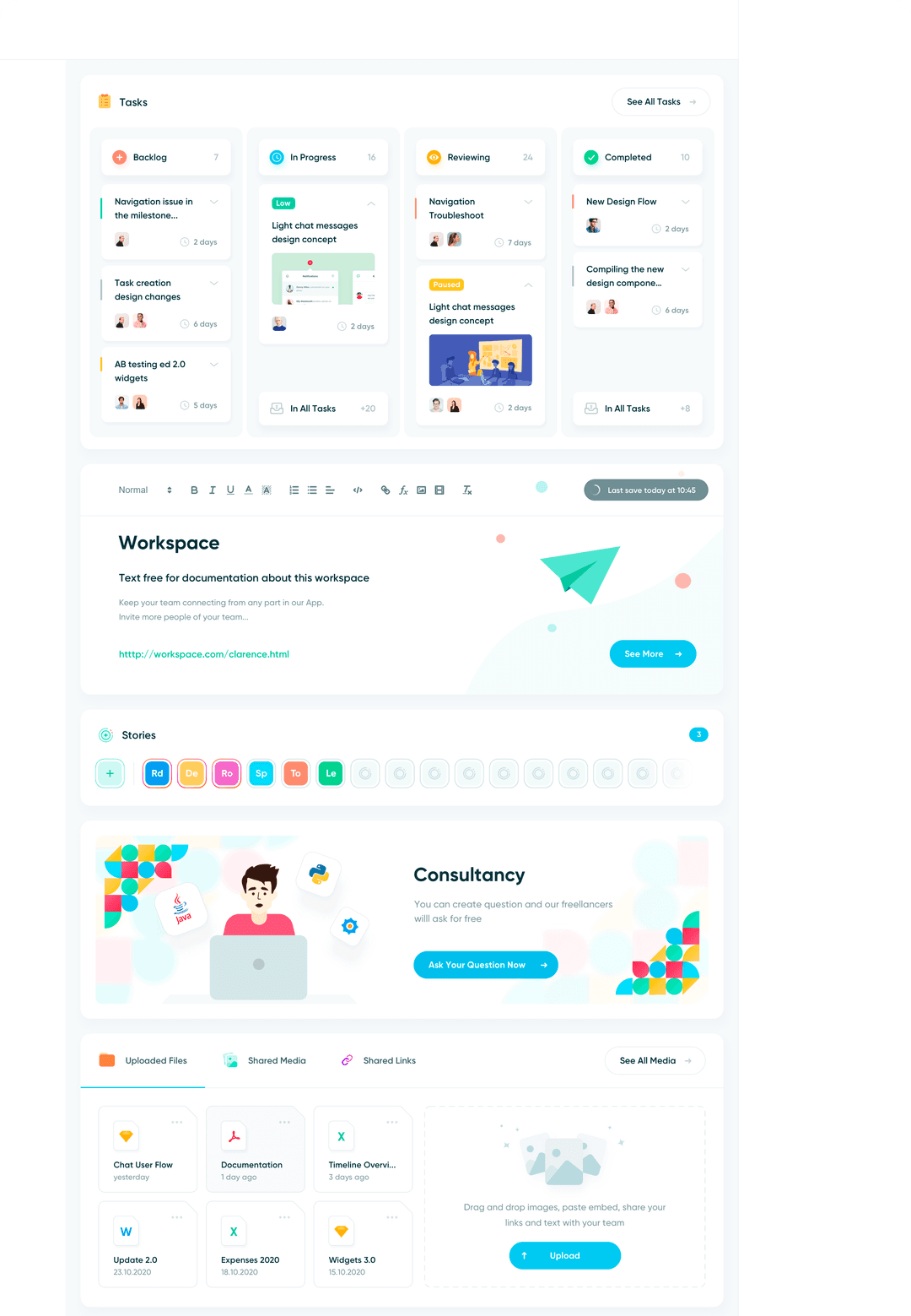 Edworking - All In One Platform For Your Team And Your Work